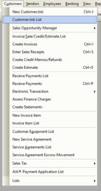 Customer:Job List (how to use it) - Aptora