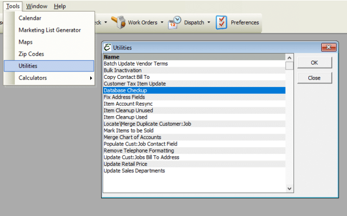 Database Checkup Utility | Software Solutions by Aptora