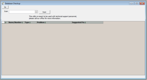 Database Checkup Utility | Software Solutions by Aptora
