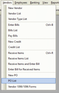 Purchase Orders - PO List - Aptora