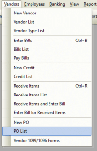 Purchase Orders - PO List - Aptora