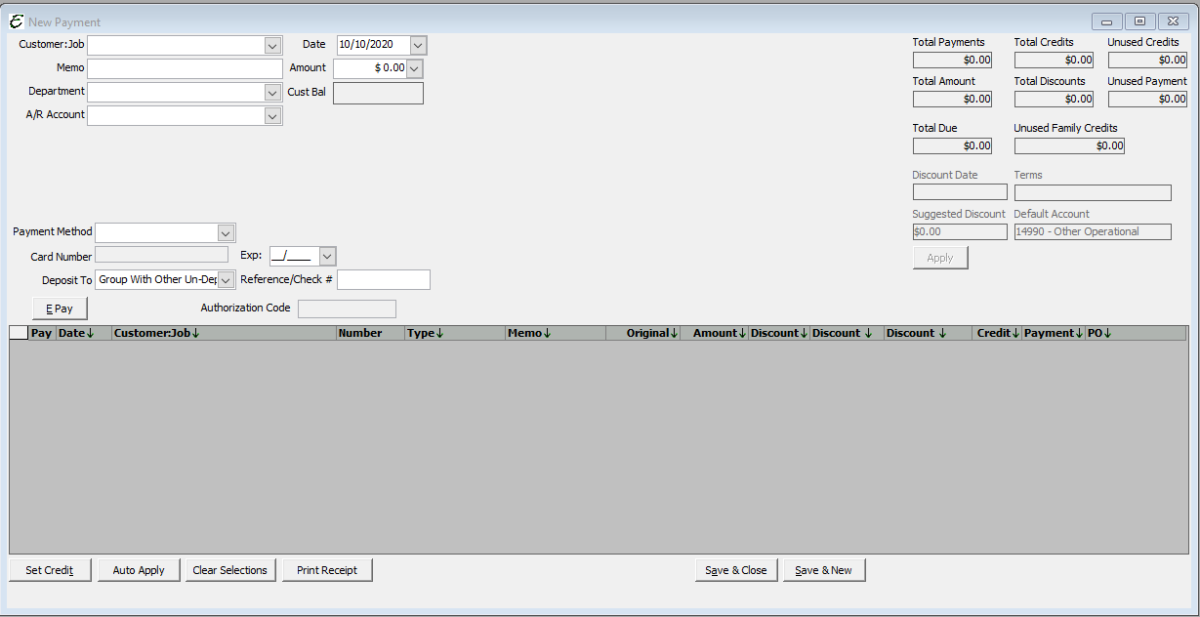 Receive Payments from Customers (how to do it) - Aptora