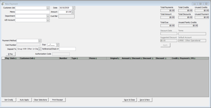 Receive Payments from Customers (how to do it) - Aptora