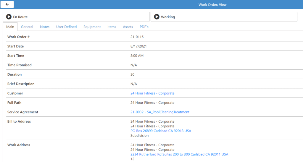 Work Order Basics in Aptora Mobile II - Aptora