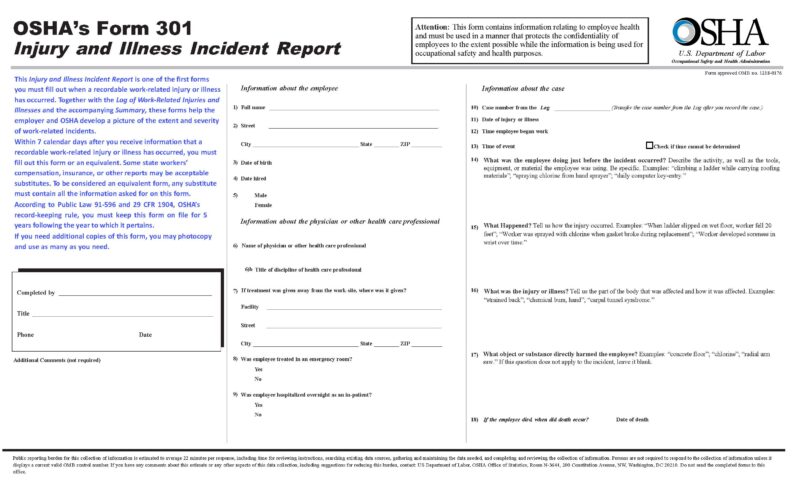 OSHA 301 Mobile Form - Aptora