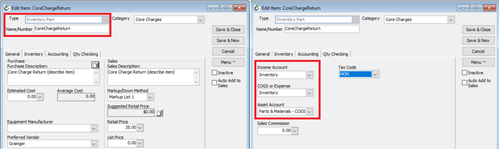 Handling Core Charges and Returns - Aptora
