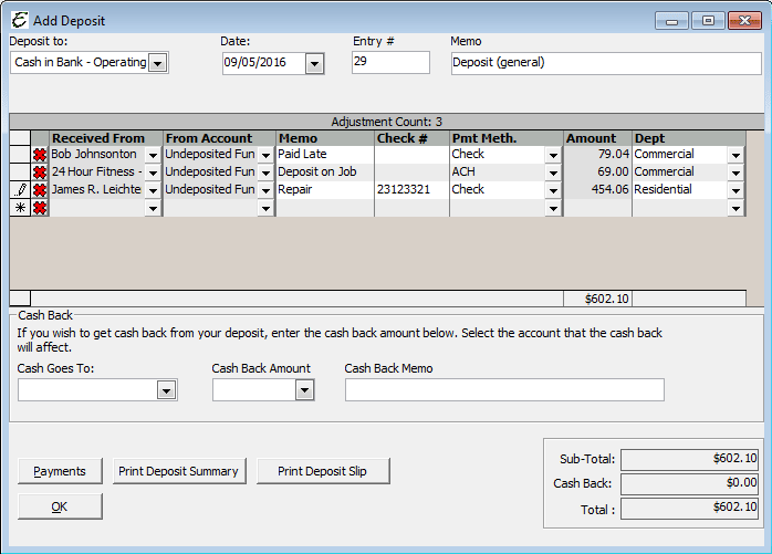 ERP Software General Ledger & Banking