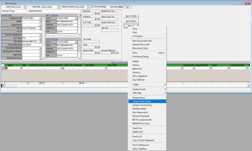 Assign Work Orders to an Invoice (how to add them) - Aptora
