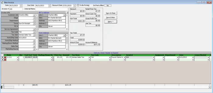Assign Work Orders to an Invoice (how to add them) - Aptora
