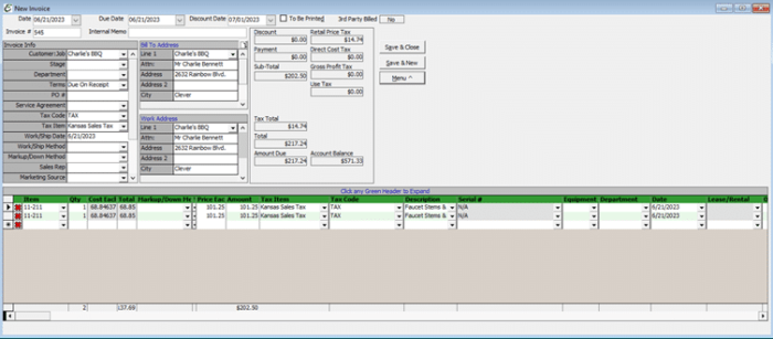 Assign Work Orders to an Invoice (how to add them) - Aptora