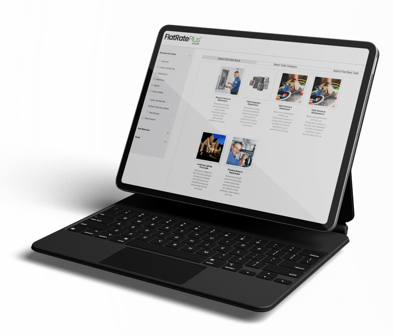 Flat Rate Pricing Software for HVAC, Plumbing, Electrical Businesses